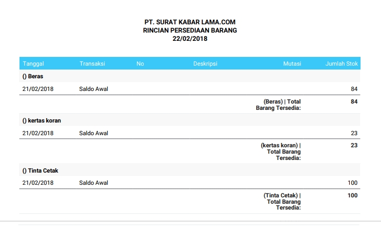 Bagaimana Cara Membuat Laporan Detail Persediaan Barang – Mekari Jurnal